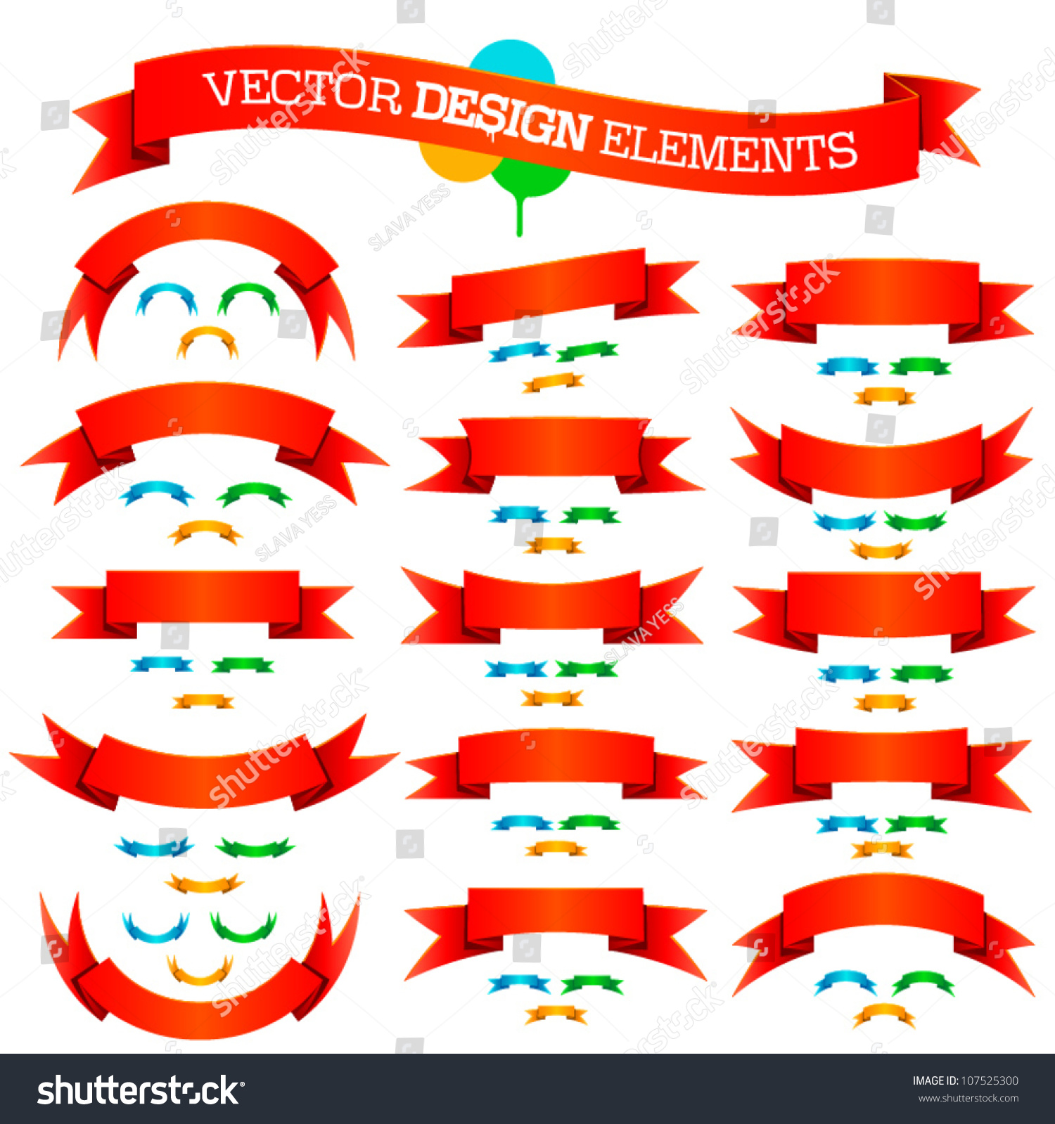Vector 3 D Simple Banner Graphic Design Stock Vector (Royalty Free ...