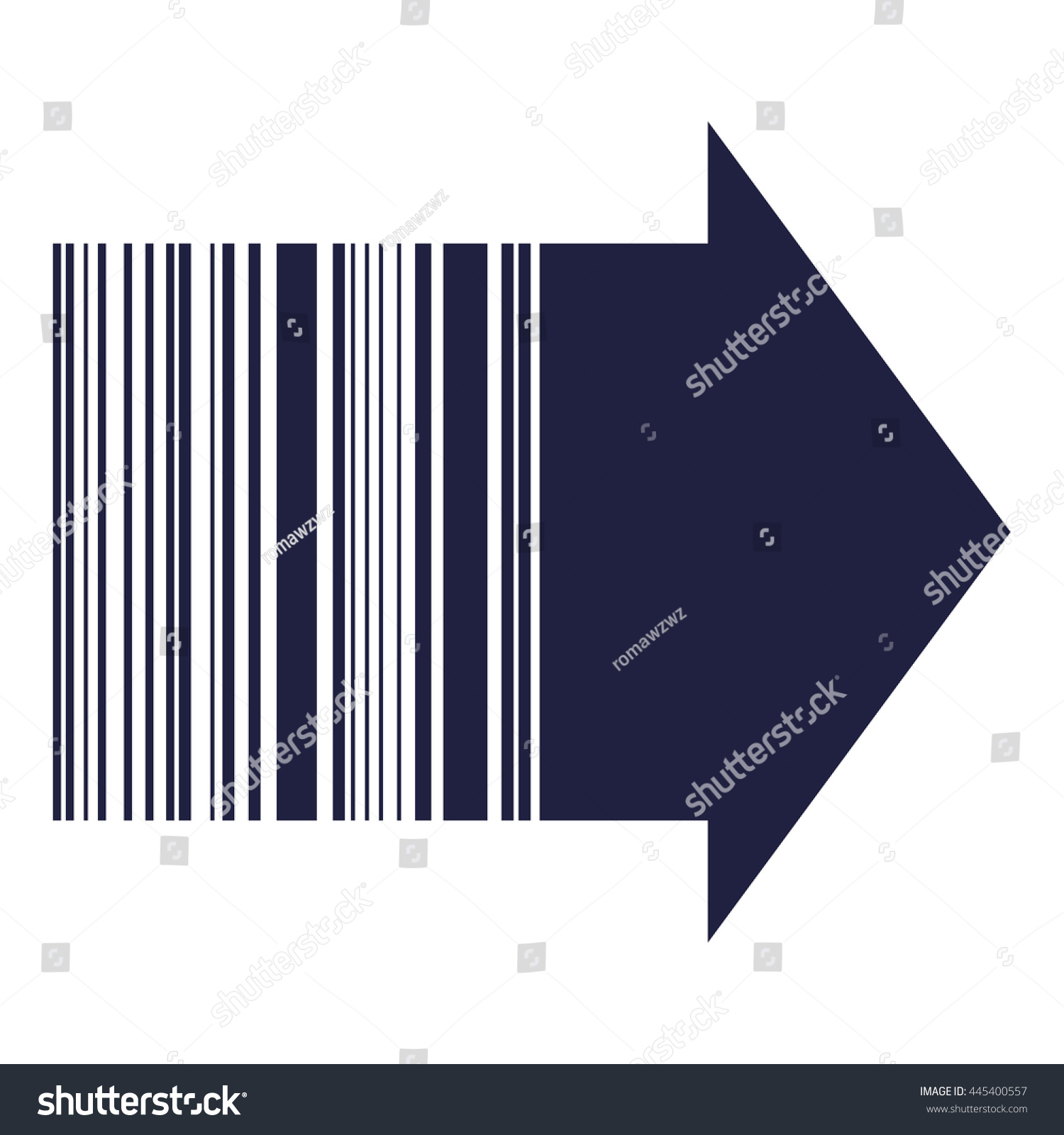 Vector Dark Blue Icon Arrow Icon Stock Vector (Royalty Free) 445400557 ...
