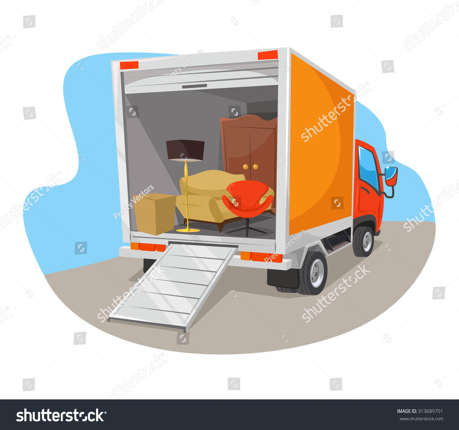 3,553 imágenes de Cartoon moving van - Imágenes, fotos y vectores de ...