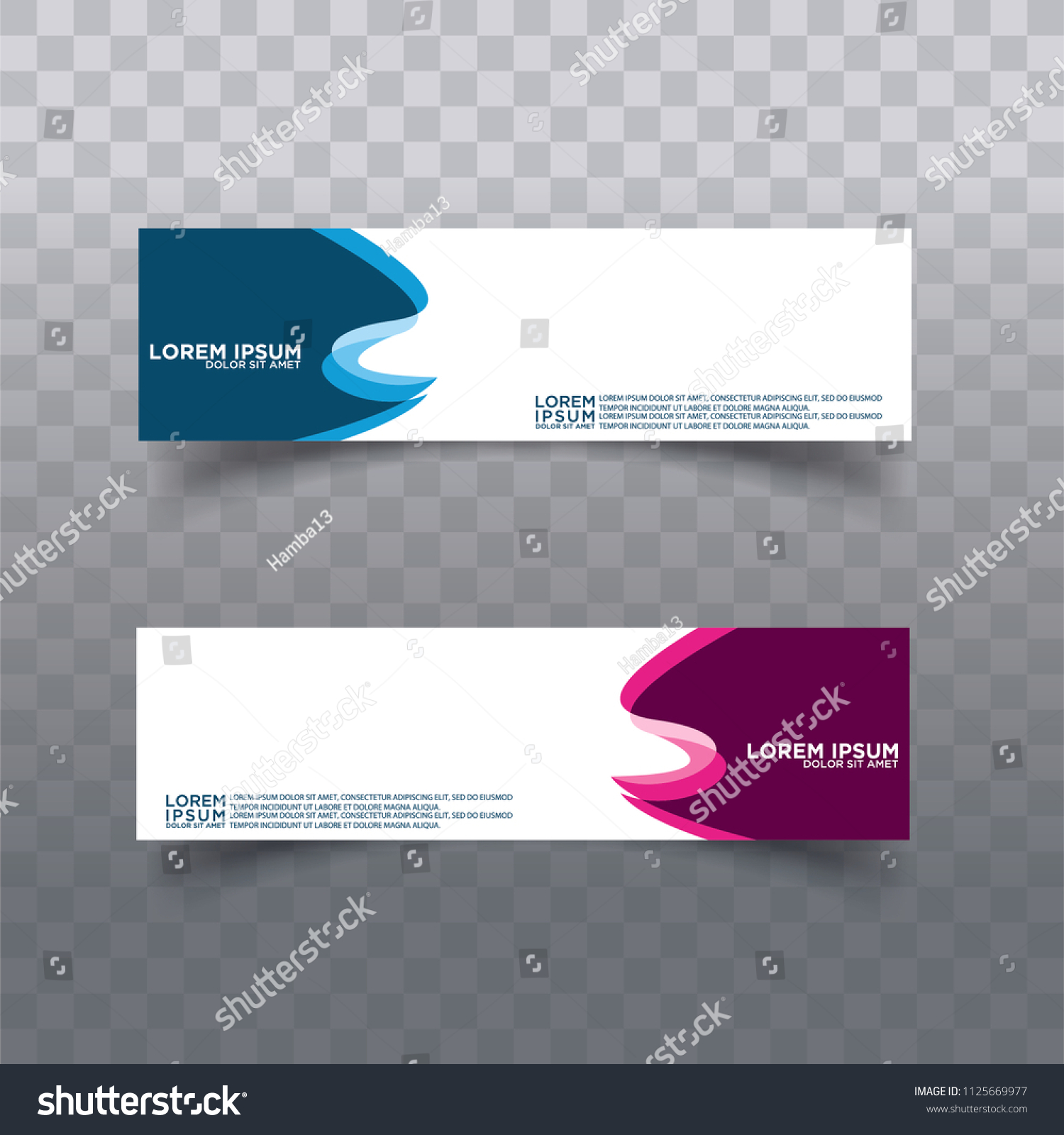 Vector Design Banner Backgrounds Stock Vector (Royalty Free) 1125669977 ...