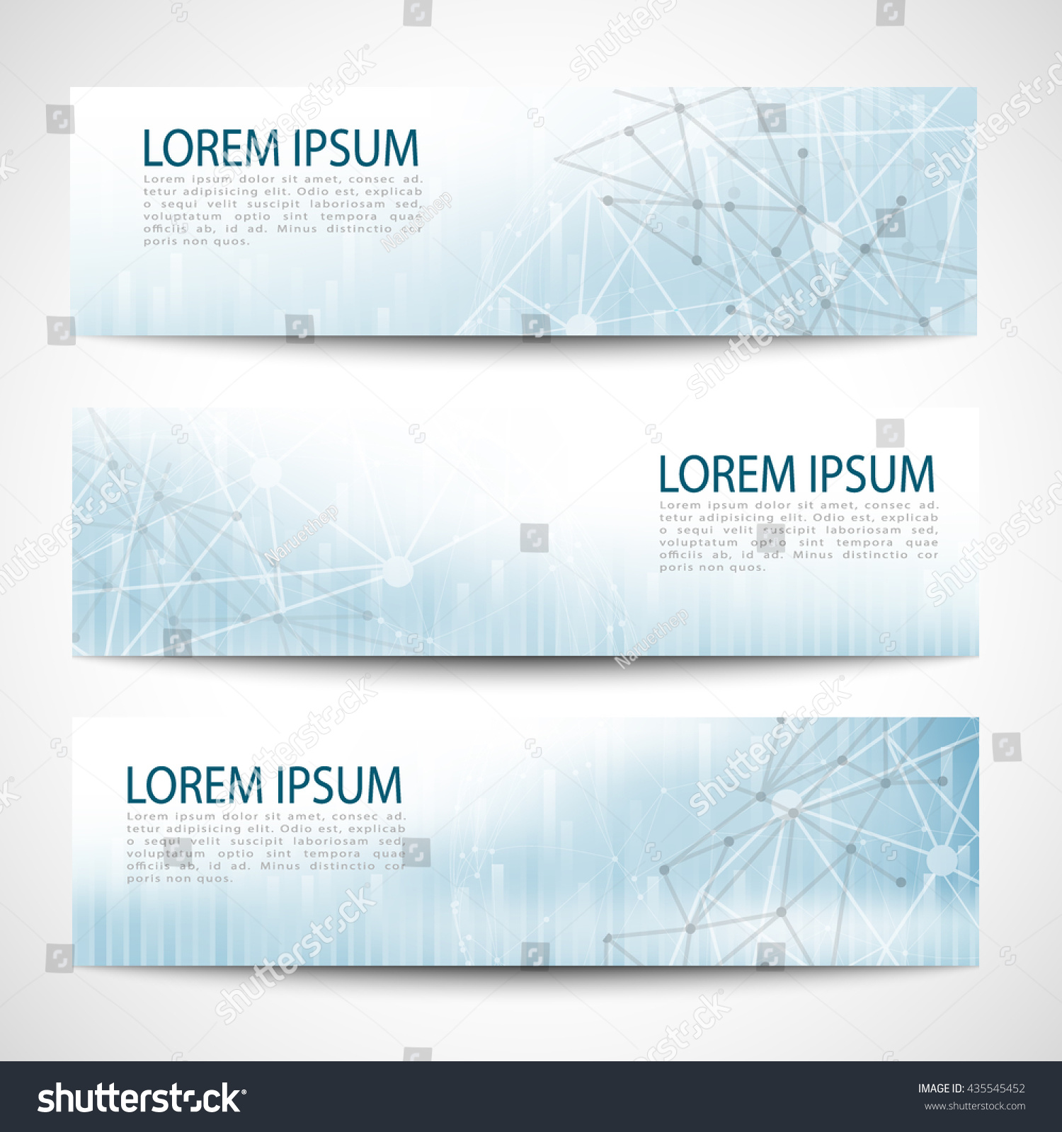Vector Design Banner Network Technology Background Stock Vector ...