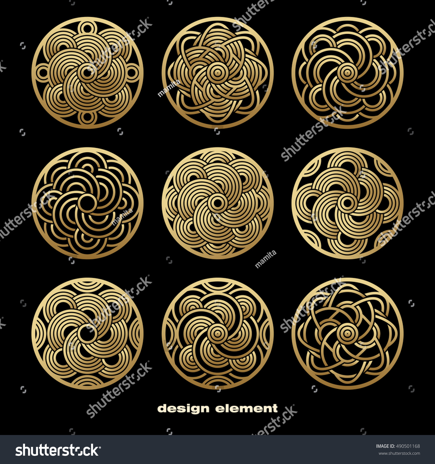 Vector Design Element Template Creating Logo Stock Vector (Royalty Free ...