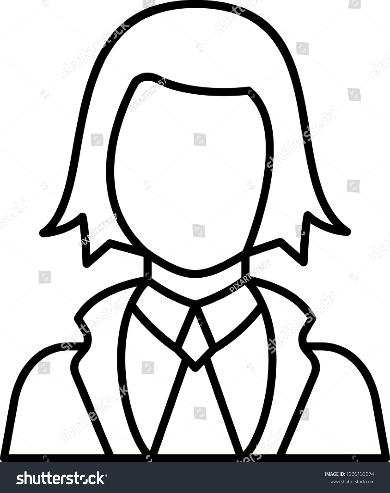 Vector Detective Outline Icon Design Stock Vector (Royalty Free ...