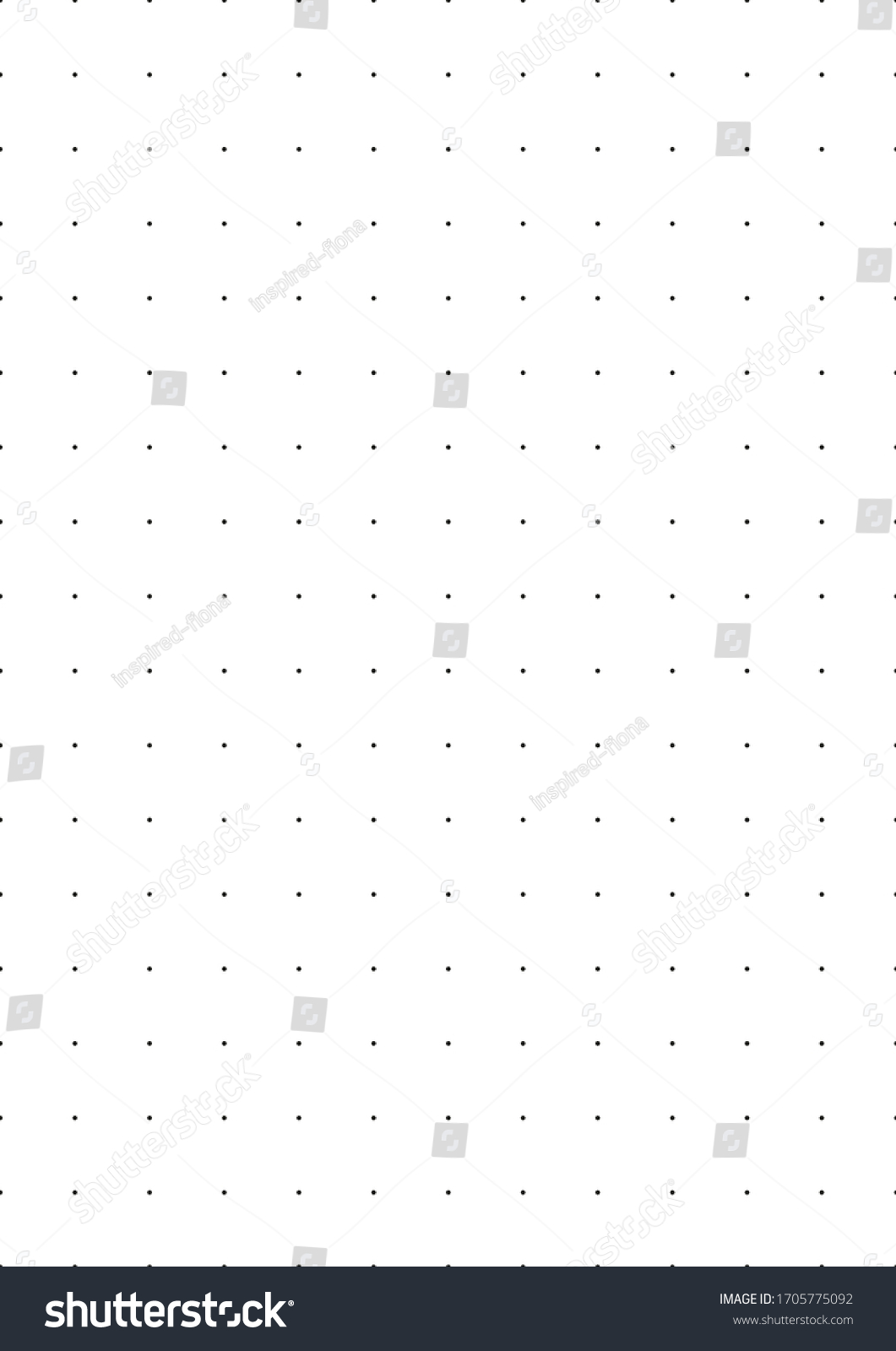 Vector Dot A4 Format Template Illustration Stock Vector (Royalty Free ...