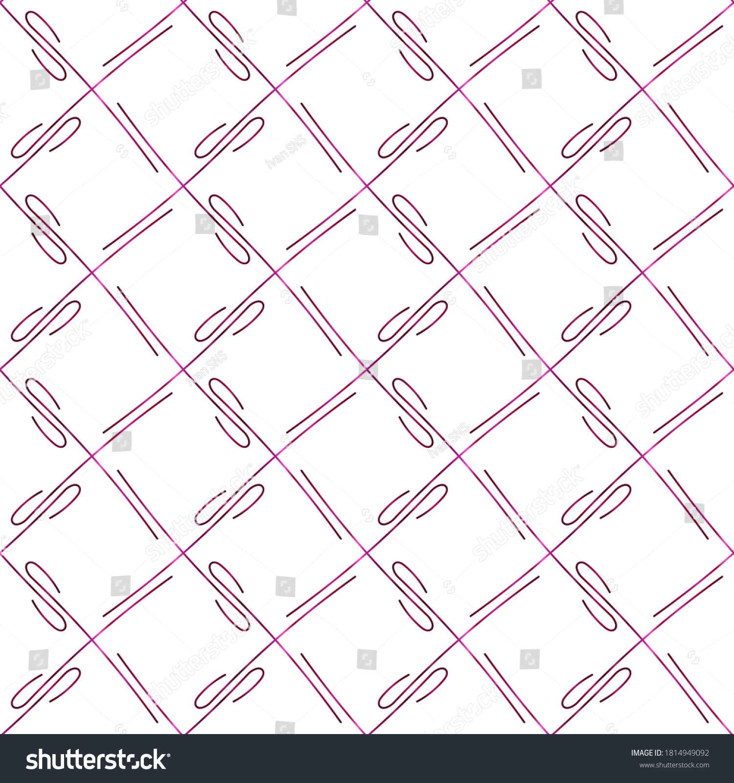 Vector Drawing Consisting Thin Linear Elements Stock Vector (Royalty ...
