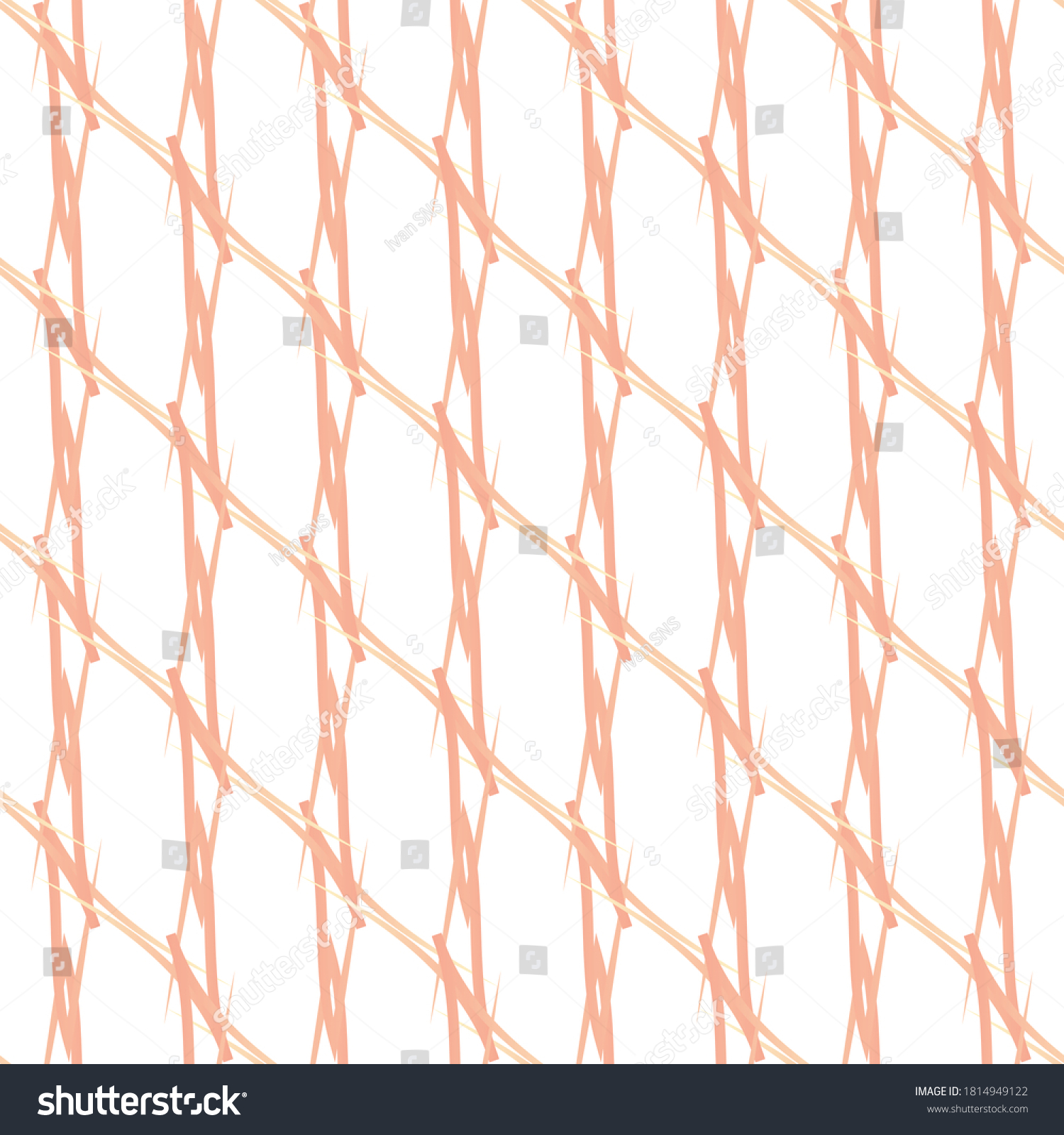 Vector Drawing Consisting Thin Linear Elements Stock Vector (Royalty ...