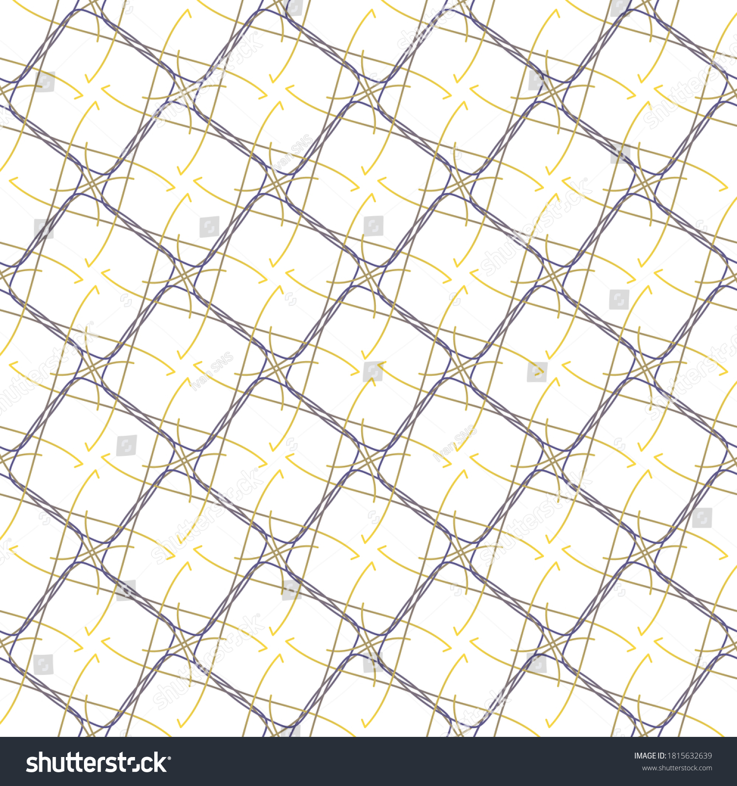 Vector Drawing Consisting Thin Linear Elements Stock Vector (Royalty ...