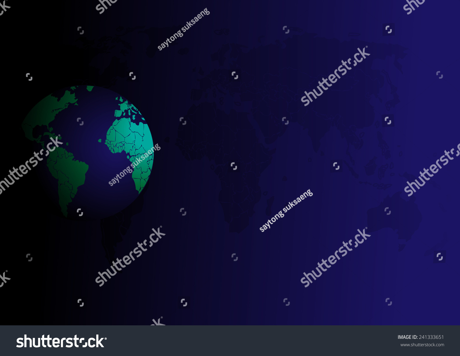 Vector Drawing World Map Background Graphicsall: vector de stock (libre ...