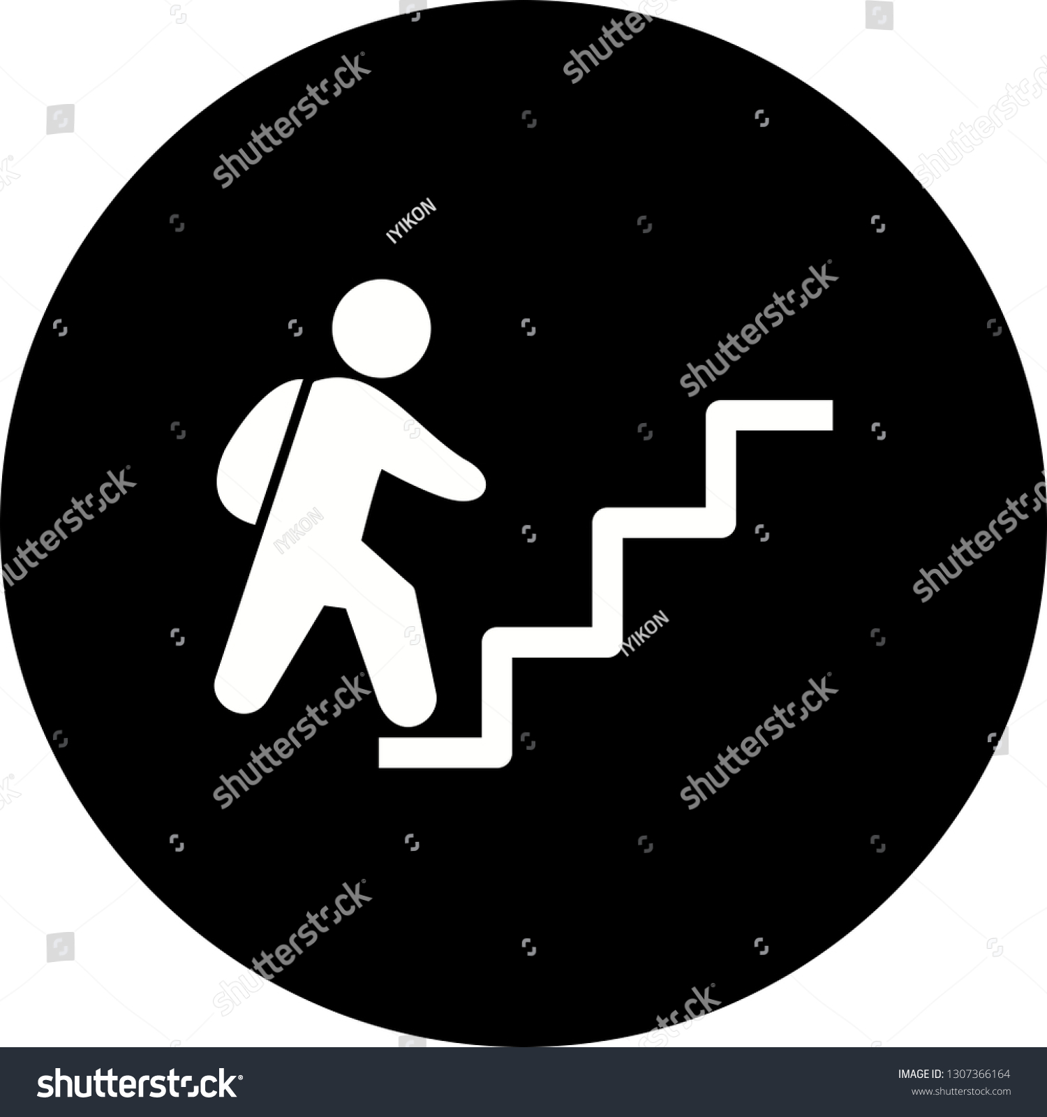 Vector Education Goal Icon Stock Vector (Royalty Free) 1307366164