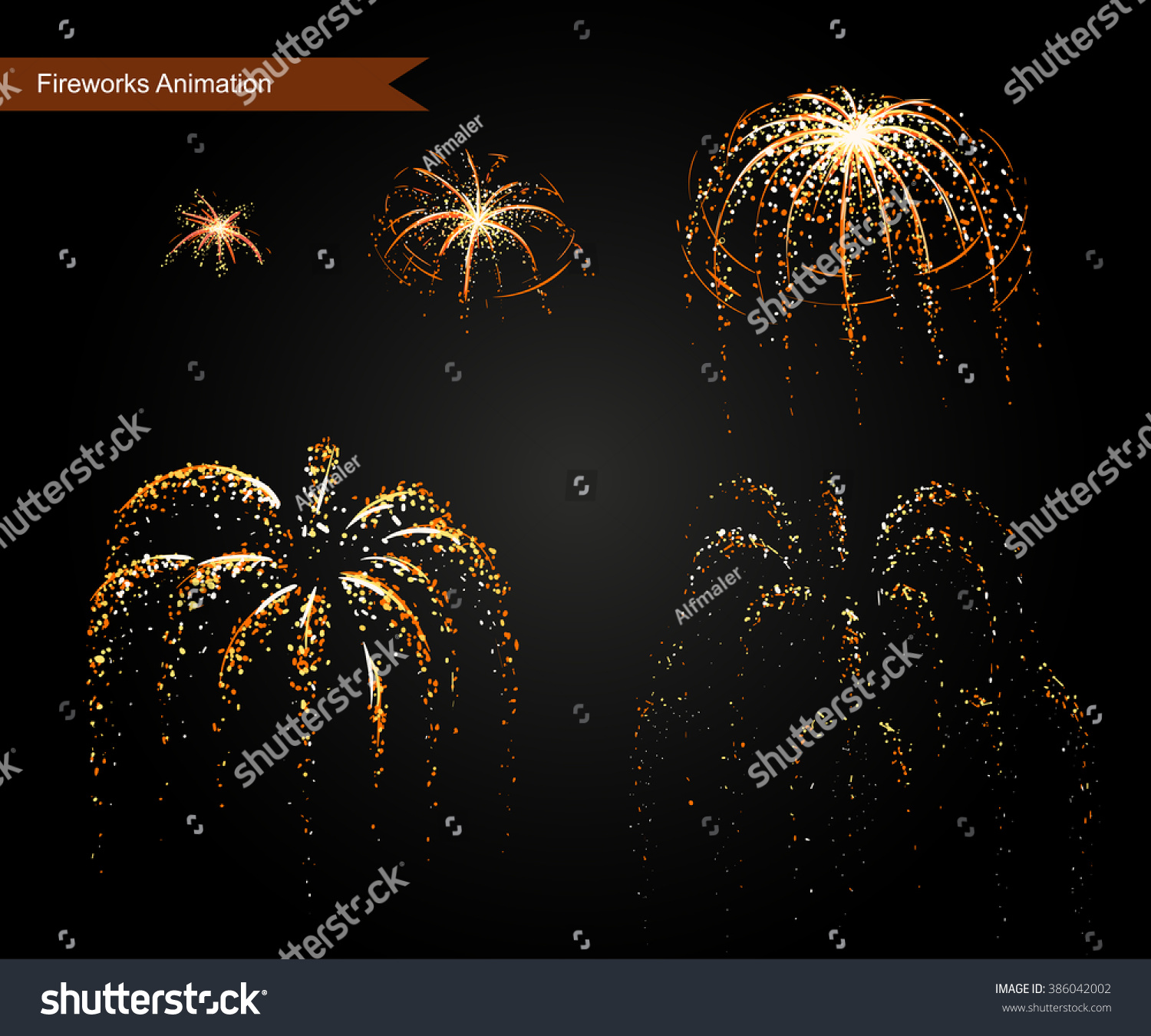 Vector Effect Effect Game Explode Effect Stock Vector (Royalty Free) 386042002