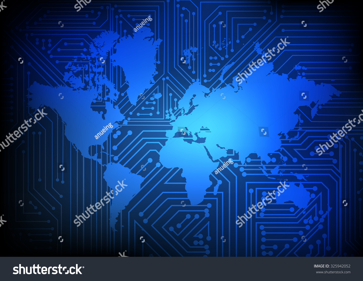 Electronic World Background