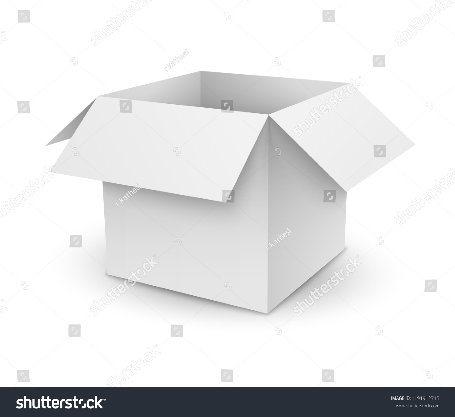 294,064 Open box white background Images, Stock Photos & Vectors ...
