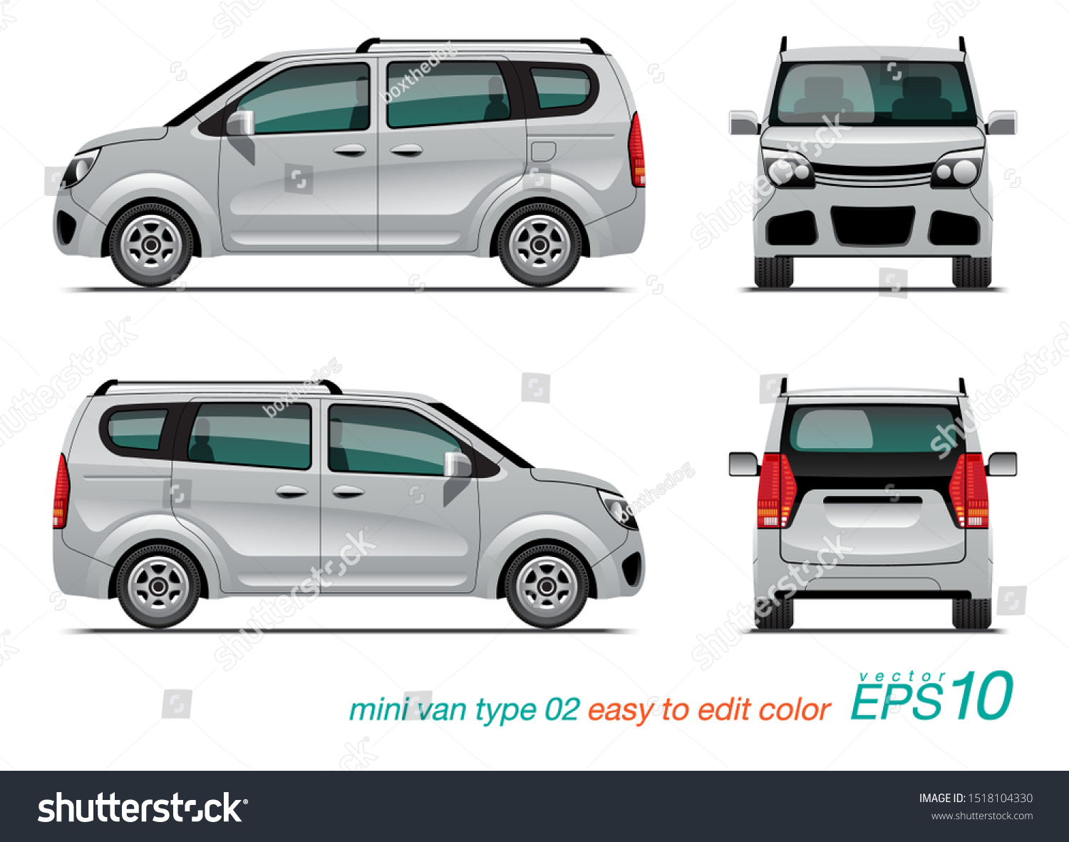 Vector Eps 10 Mini Van Design: เวกเตอร์สต็อก (ปลอดค่าลิขสิทธิ์ ...