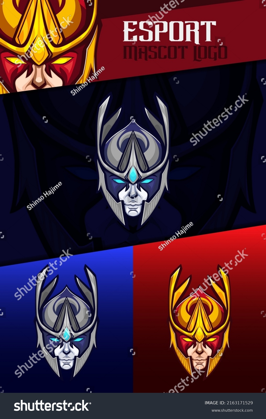 Vector Esport Logo Phantom Assassin Stock Vector (Royalty Free) 2163171529 | Shutterstock