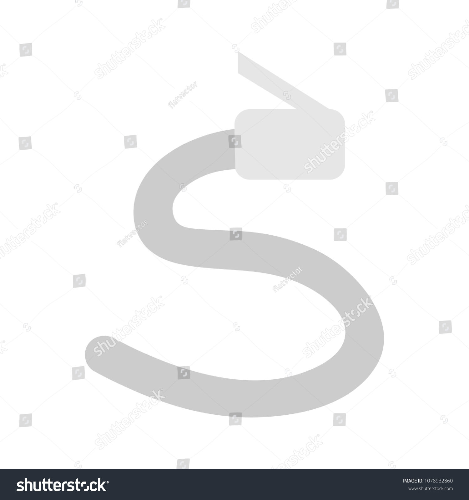 Vector Ethernet Cable Illustration Network Connection Stock Vector ...