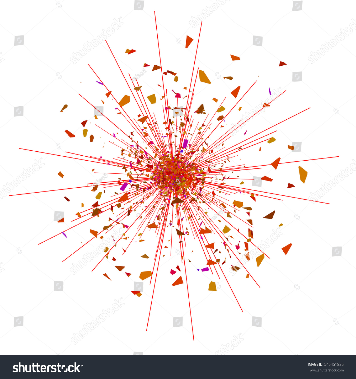 Vector Explode Flash Cartoon Explosion Red: เวกเตอร์สต็อก (ปลอดค่า ...