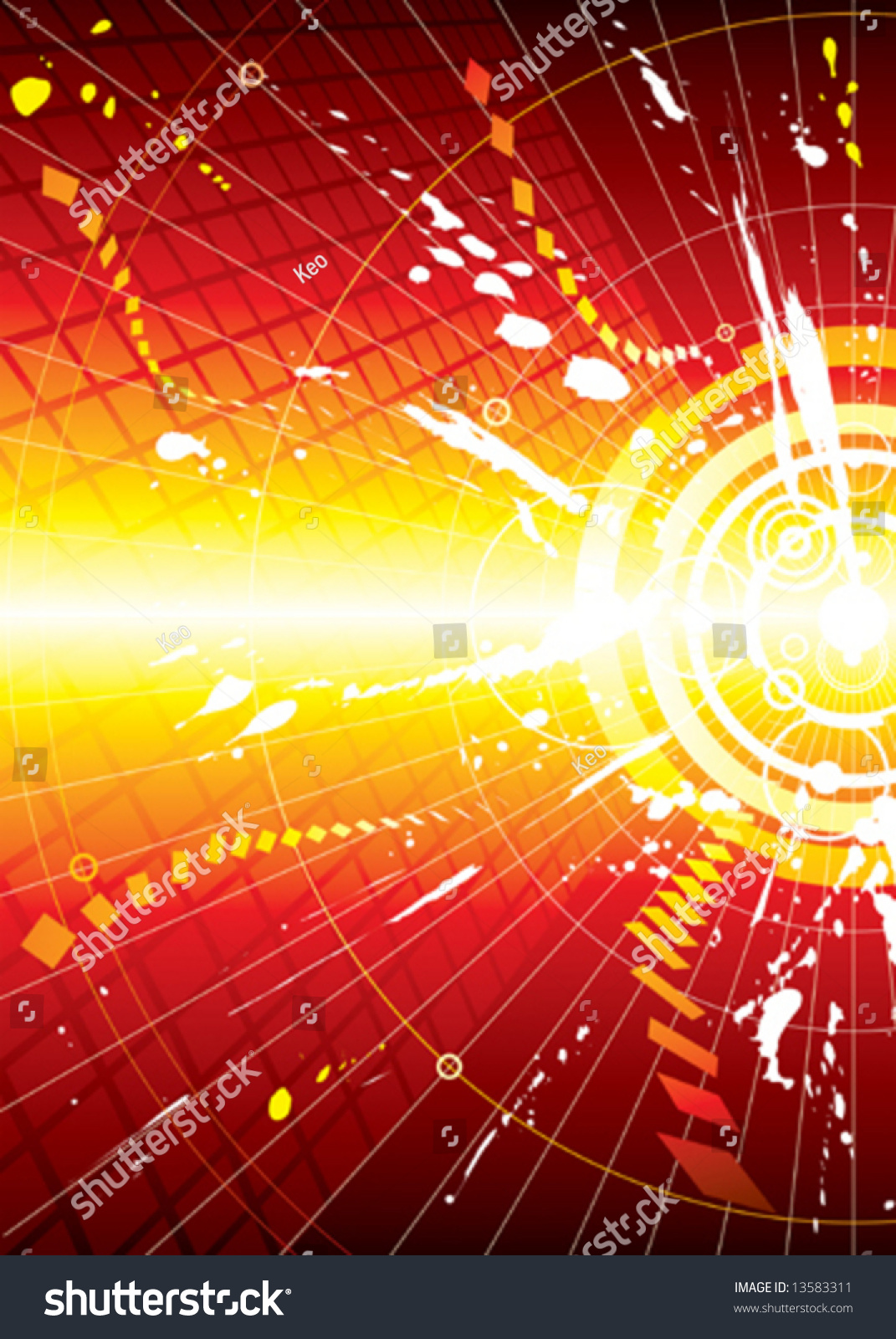 Vector File Explosion Infinity Space Background Stock Vector (Royalty ...