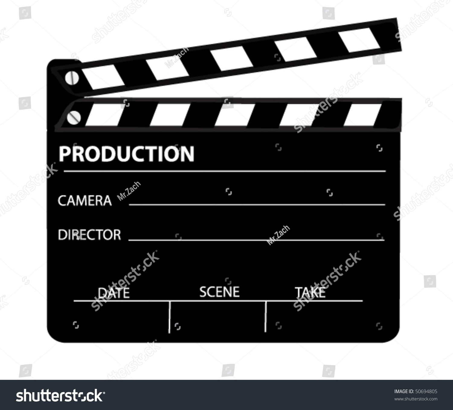 Vector Film Flap Stock Vector (Royalty Free) 50694805