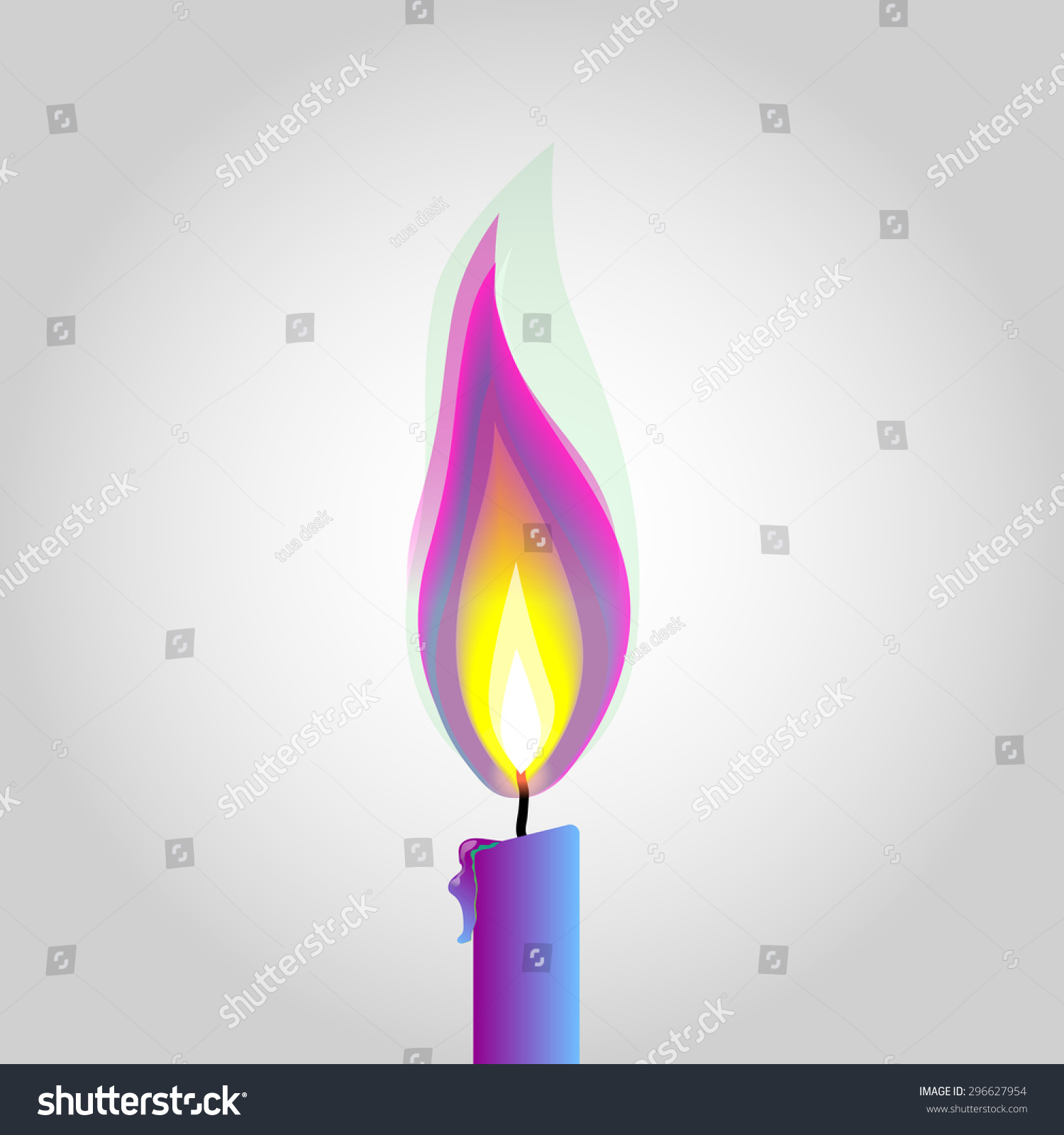 Vector Fire Lighting Design By Illustration Stock Vector (Royalty Free ...