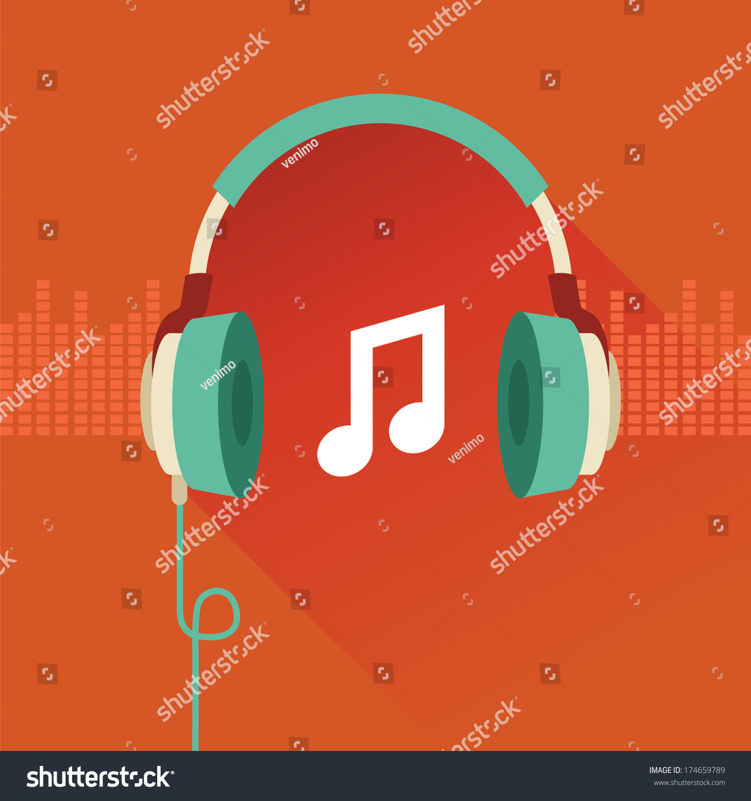 101,767 Listen music on headphones Stock Illustrations, Images ...