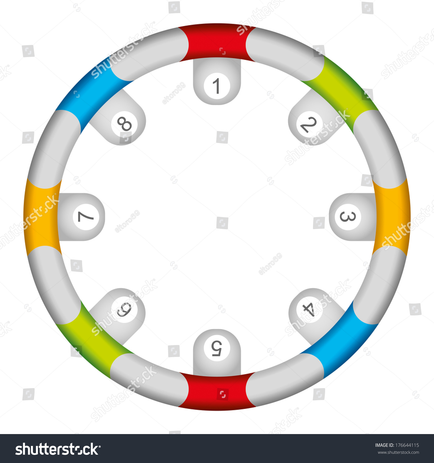 Vector Flow Chart Template Circle Stock Vector (Royalty Free) 176644115 ... Vector Flow Chart Template Circle Stock Vector (Royalty Free) 176644115 ...