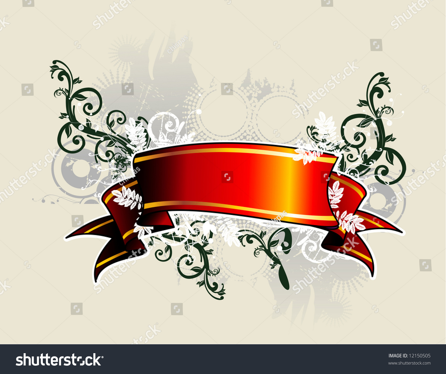 Vector Flower Banner Illustration Stock Vector (Royalty Free) 12150505 ...