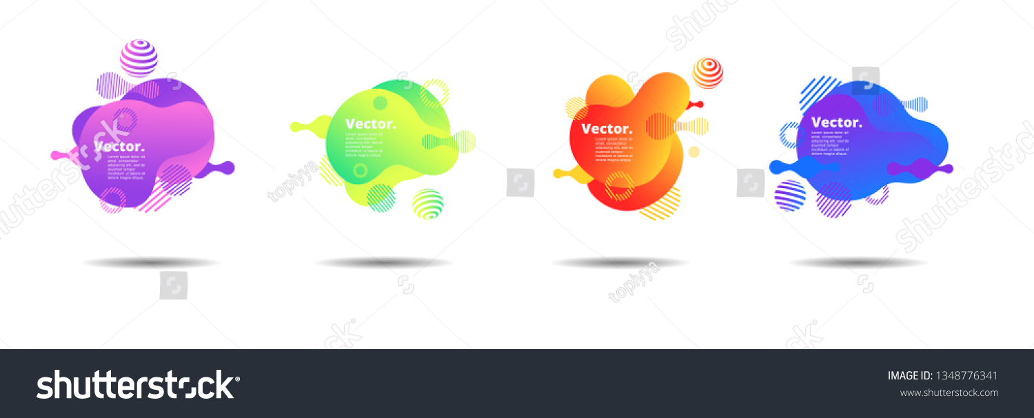 Vector Fluid Text Vector Graphics Hipsters Stock Vector (Royalty Free ...