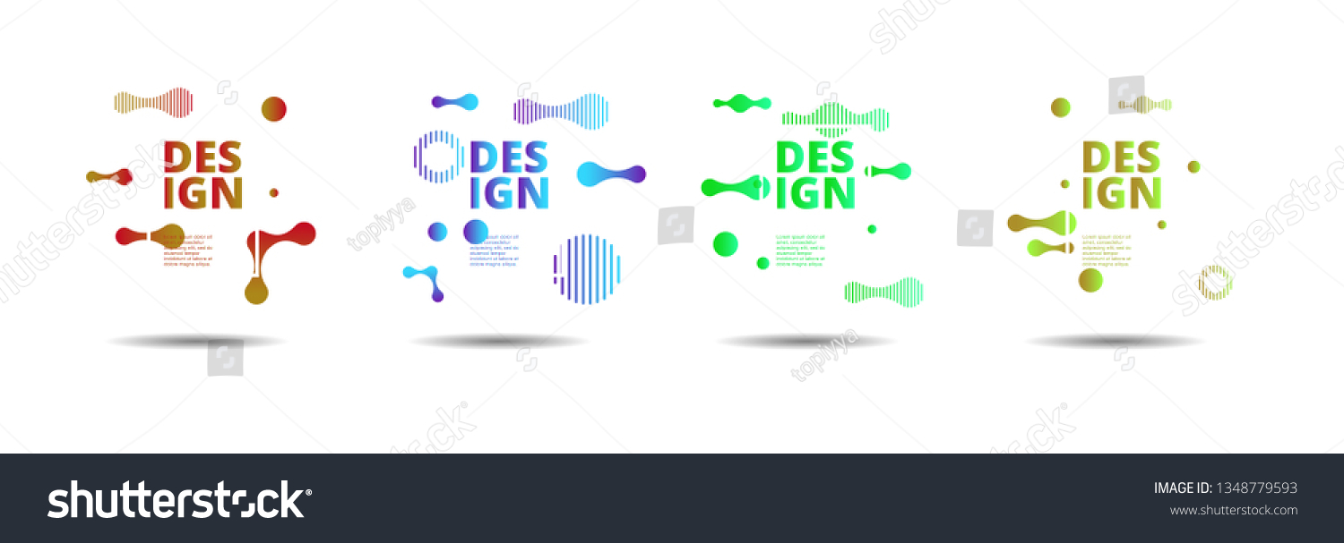 Vector Fluid Text Vector Graphics Hipsters Stock Vector (Royalty Free ...