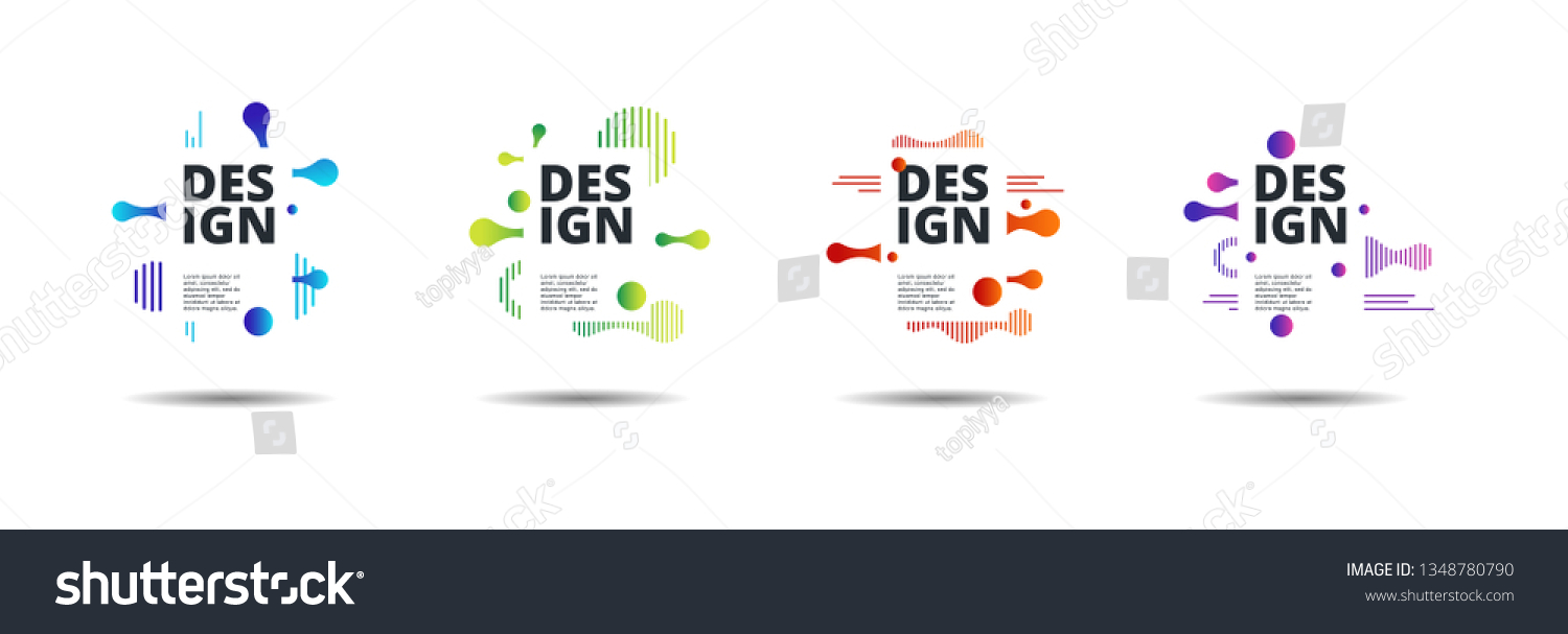 Vector Fluid Text Vector Graphics Hipsters Stock Vector (Royalty Free ...