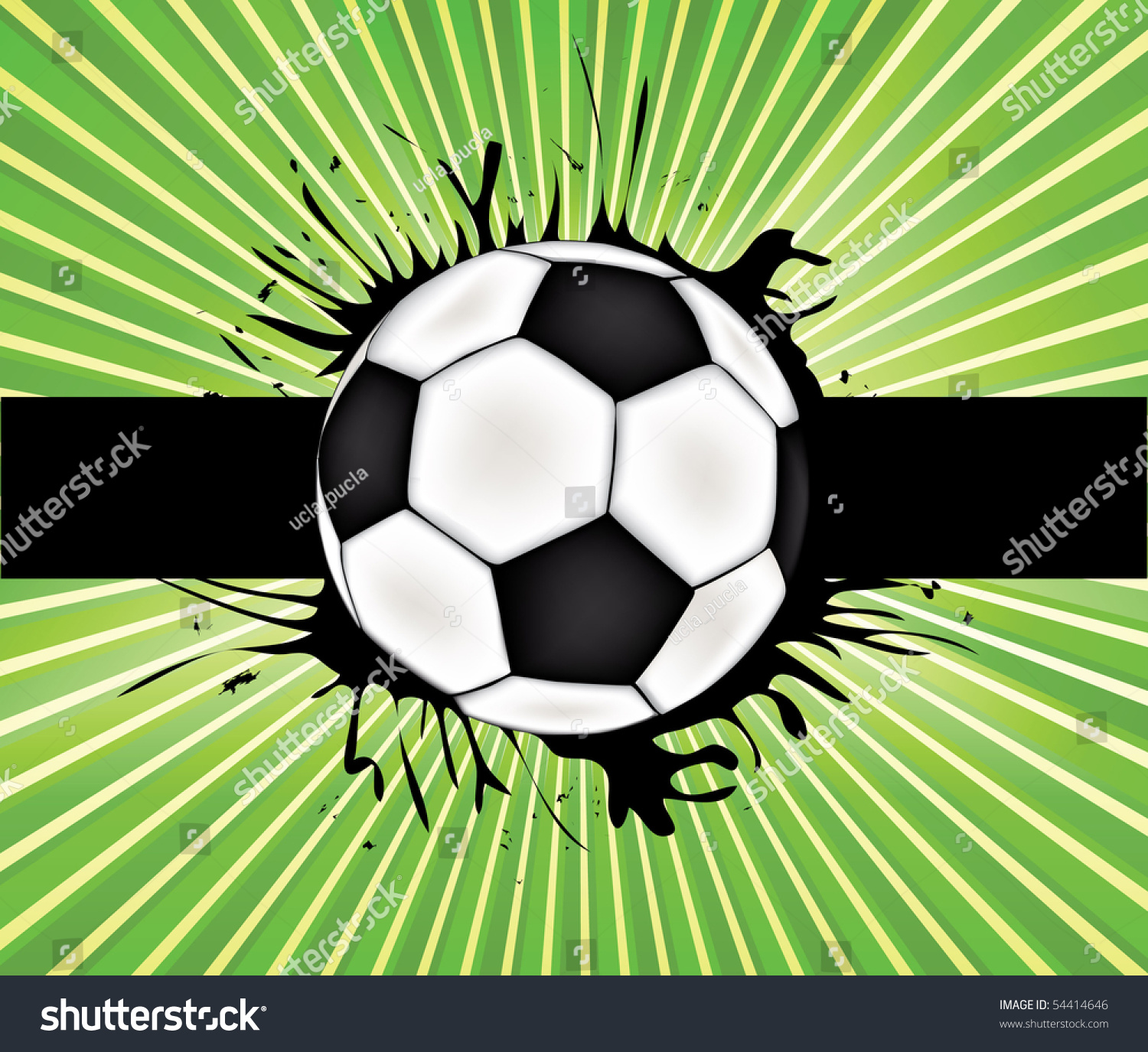 Vector Football Background Stock Vector (Royalty Free) 54414646