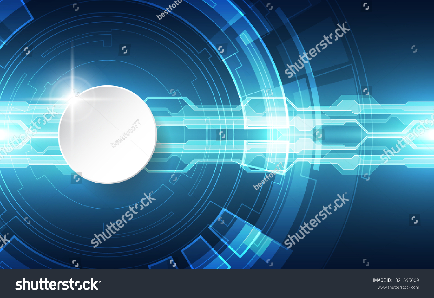 Vector Future Digital Speed Technology Concept Stock Vector (Royalty ...