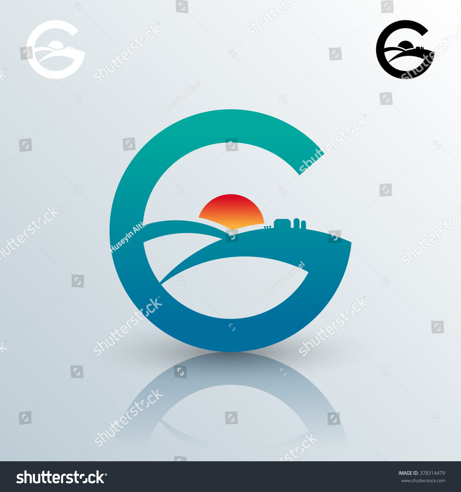 Vector G Farm Logo Icon Stock Vector (Royalty Free) 378314479 ...