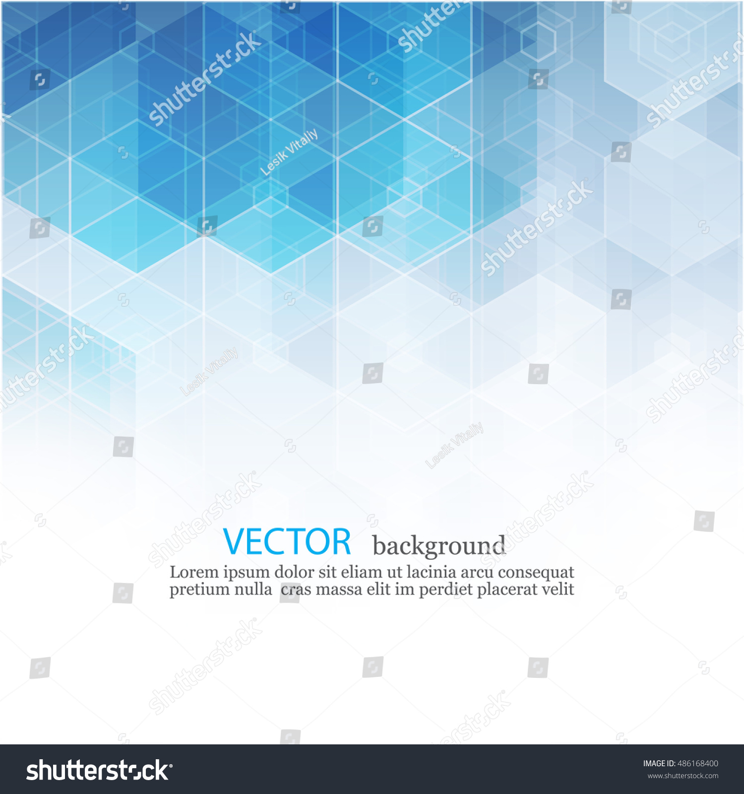 Vector Geometric Background Design Template Brochure Stock Vector ...