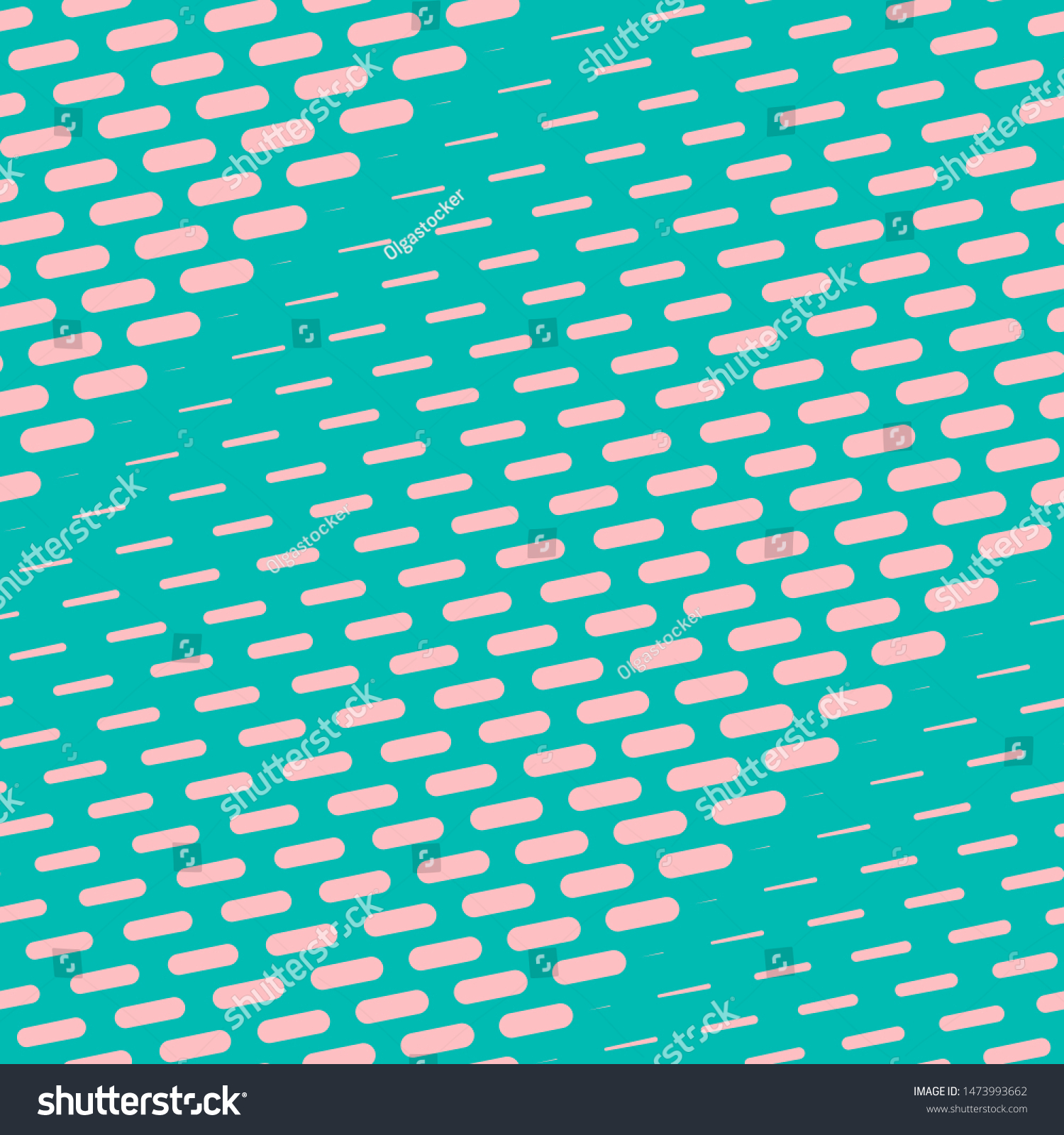 Vector Geometric Halftone Seamless Pattern Dash Stock Vector (Royalty ...