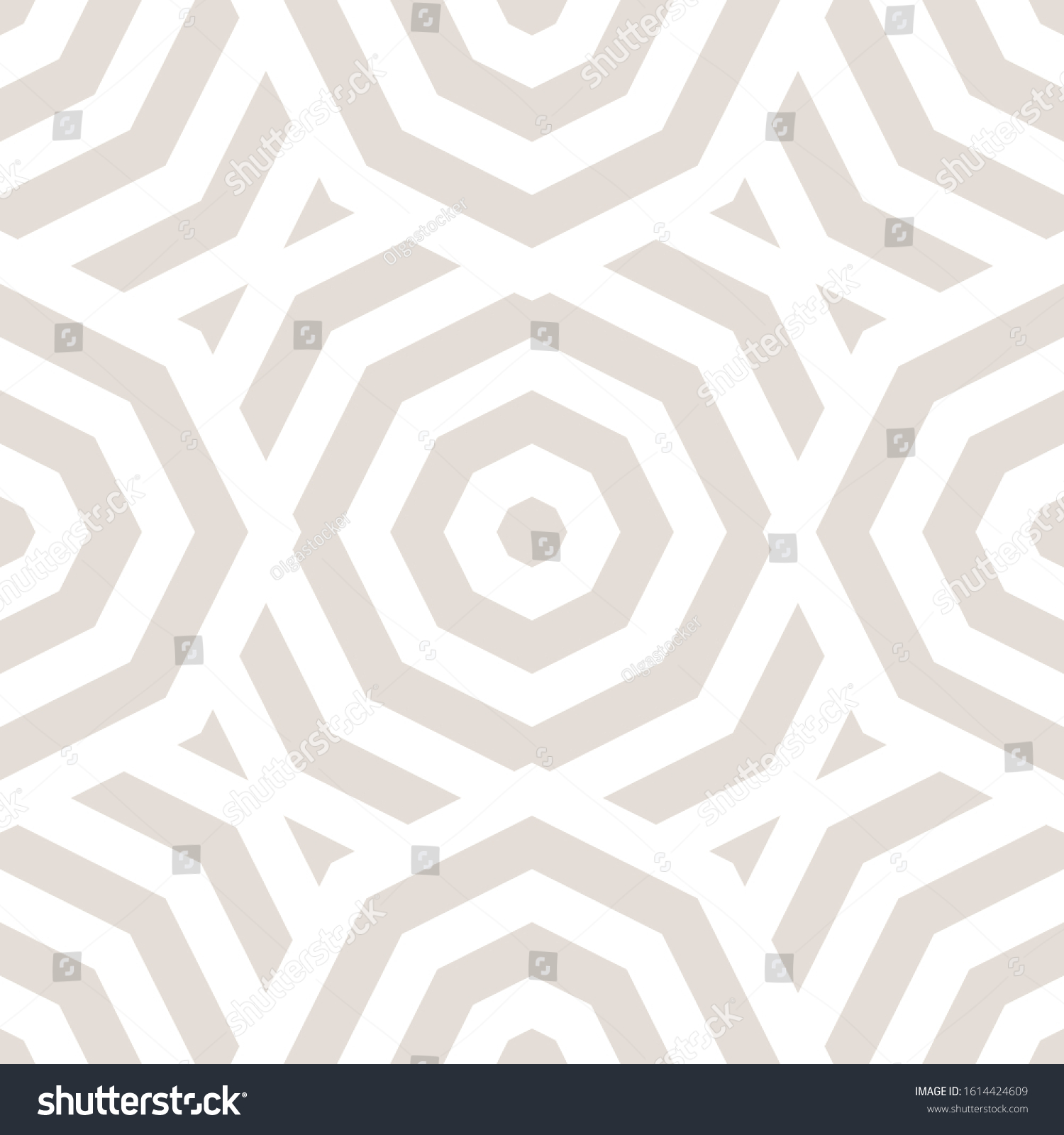 Vector Geometric Seamless Pattern Simple Abstract Stock Vector (Royalty ...