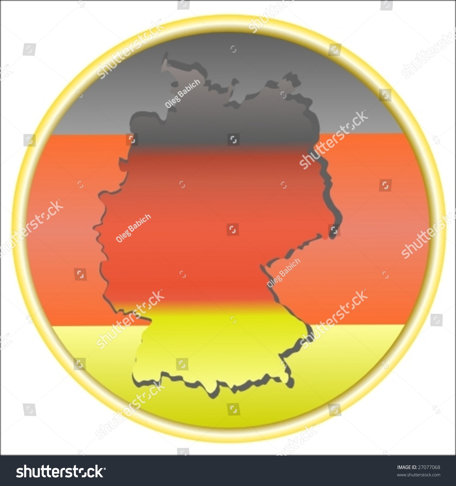 Vector Germany Symbol Map Flag Stock Vector (Royalty Free) 27077068 ...