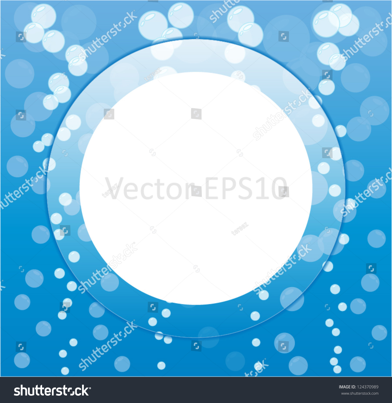 Vector Glass Circle Frame Bubbles Stock Vector (Royalty Free) 124370989 ...
