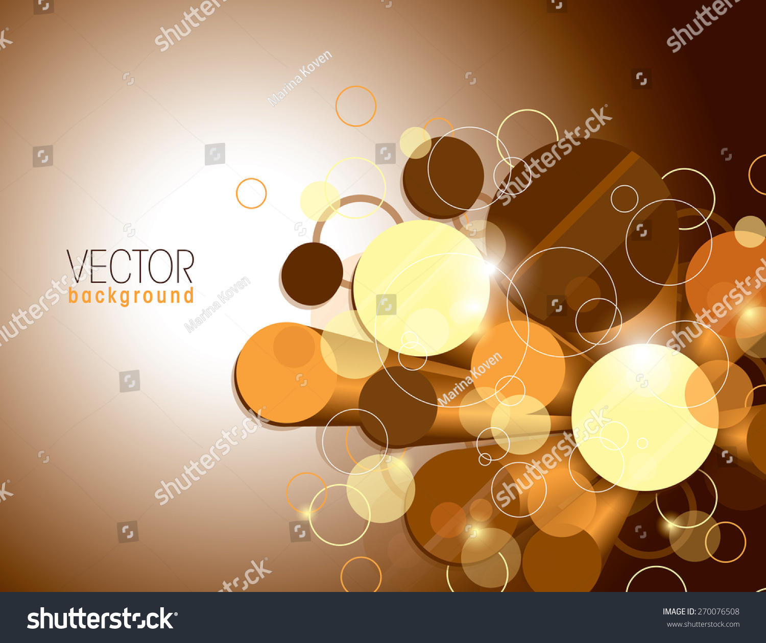 Vector Glossy Background Orange Cylinders Stock Vector (Royalty Free ...