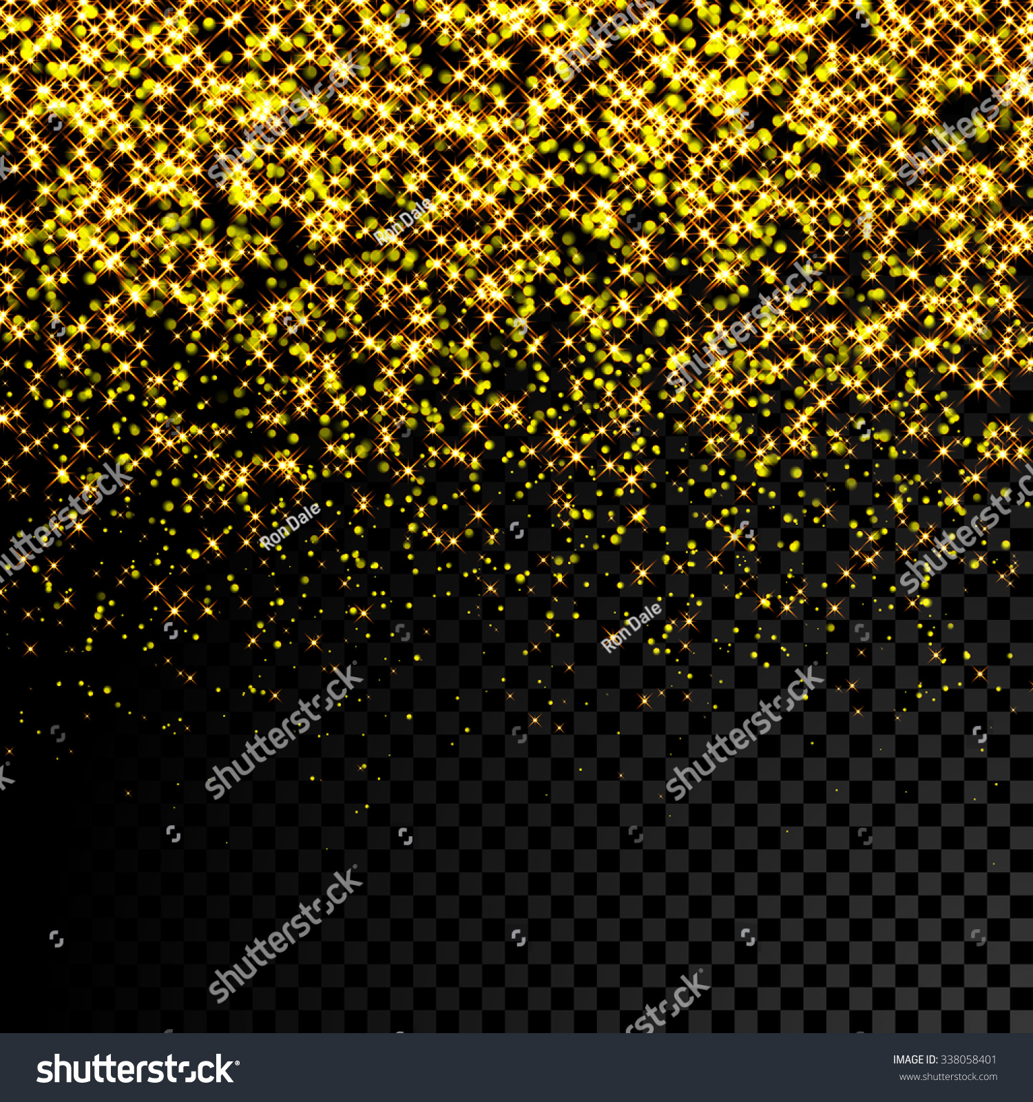 Vector Gold Sparkle Glitter Background Sparkling Stock Vector (Royalty ...