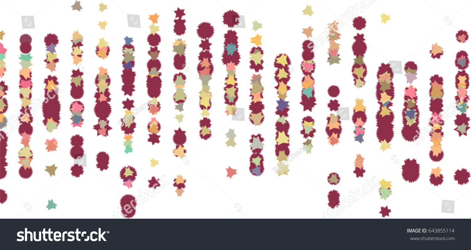 Vector Graphic Colored Abstract Overlapping Star Stock Vector (Royalty ...
