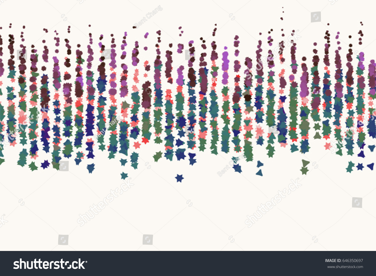 Vector Graphic Colored Abstract Overlapping Star Stock Vector (Royalty ...