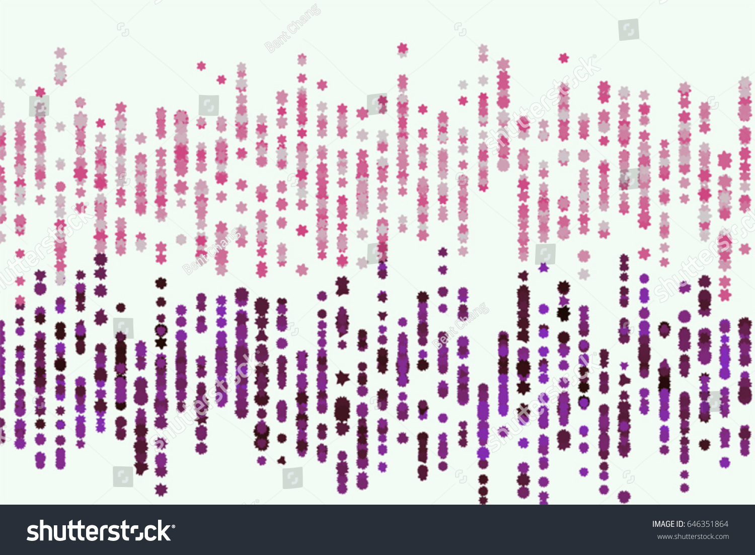Vector Graphic Colored Abstract Overlapping Star Stock Vector (Royalty ...
