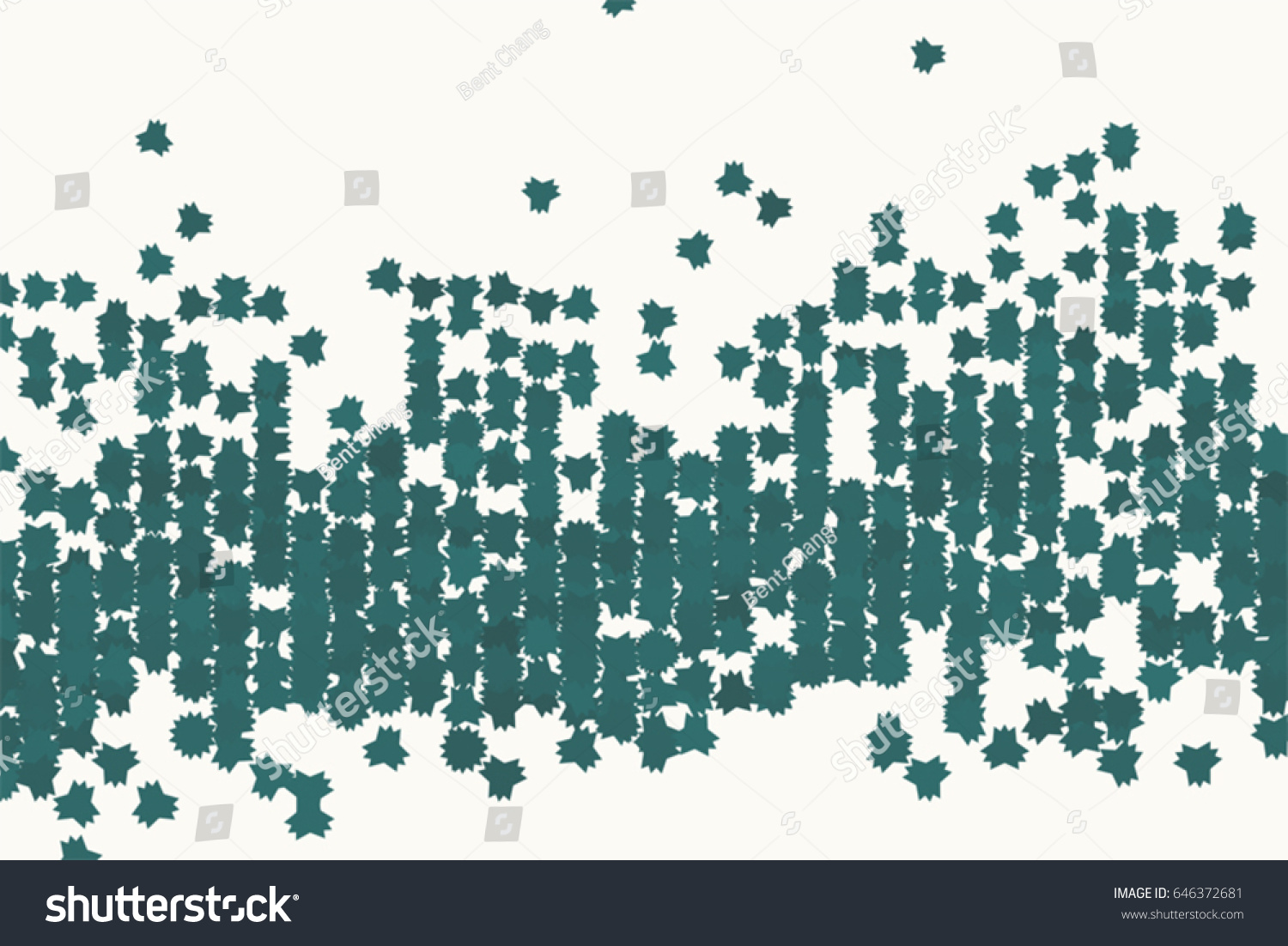 Vector Graphic Colored Abstract Overlapping Star Stock Vector (Royalty ...