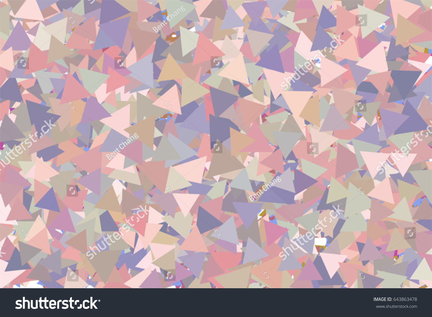Vector Graphic Colored Abstract Overlapping Triangle Stock Vector ...