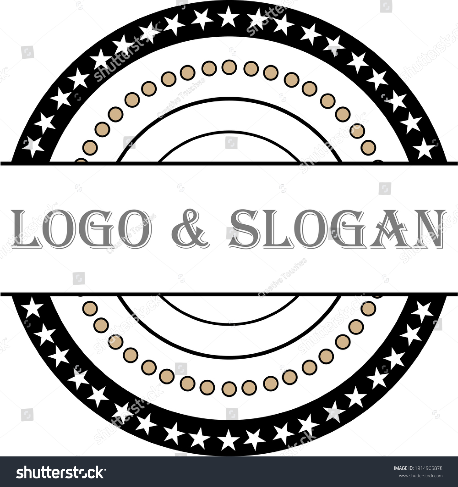 Vector Graphic Logo Slogan Template Stock Vector (Royalty Free ...