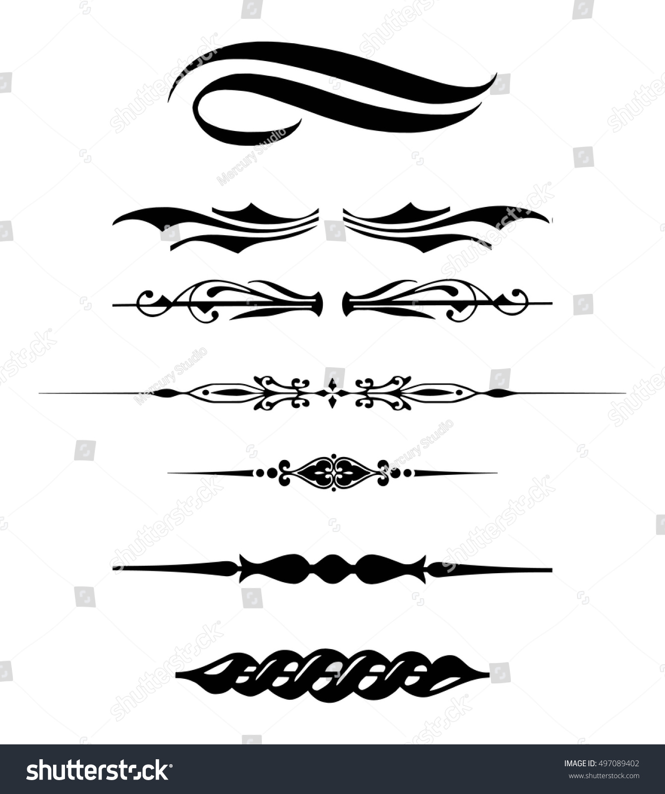 Vector Graphics Wedding Card Design Elements Stock Vector (Royalty Free ...