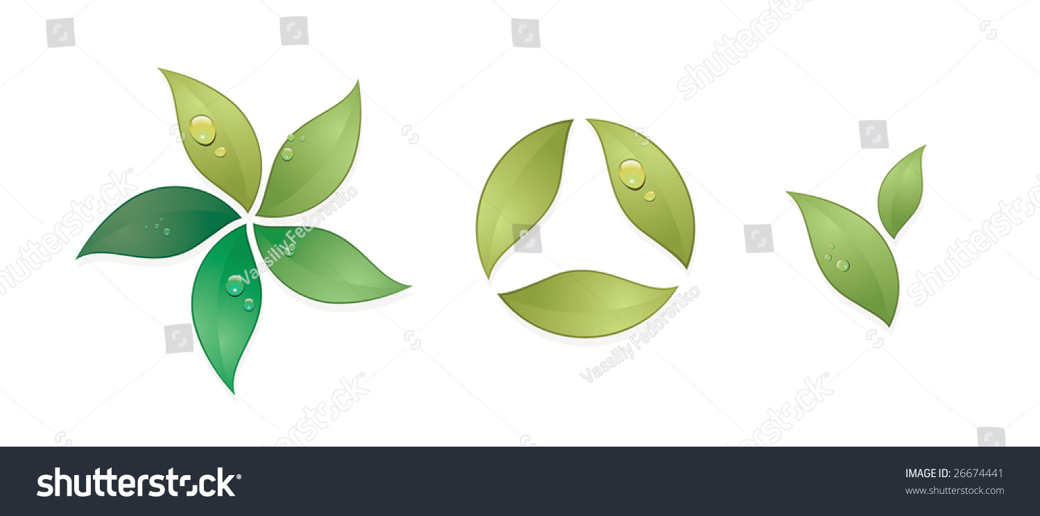 Vector Green Symbols: เวกเตอร์สต็อก (ปลอดค่าลิขสิทธิ์) 26674441 ...