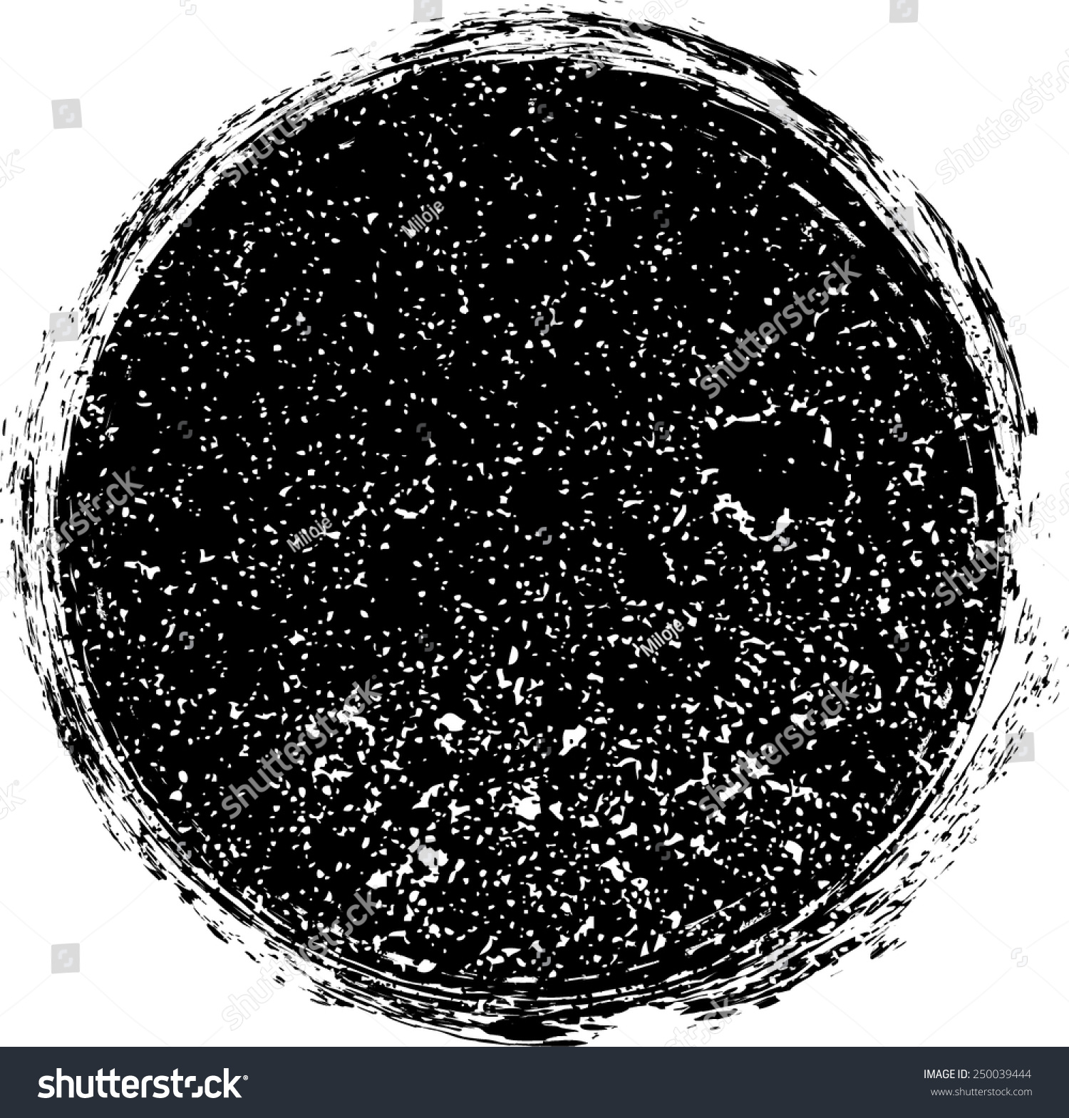 Vector Grunge Circle Rubber Stamp Texture Stock Vector (Royalty Free ...