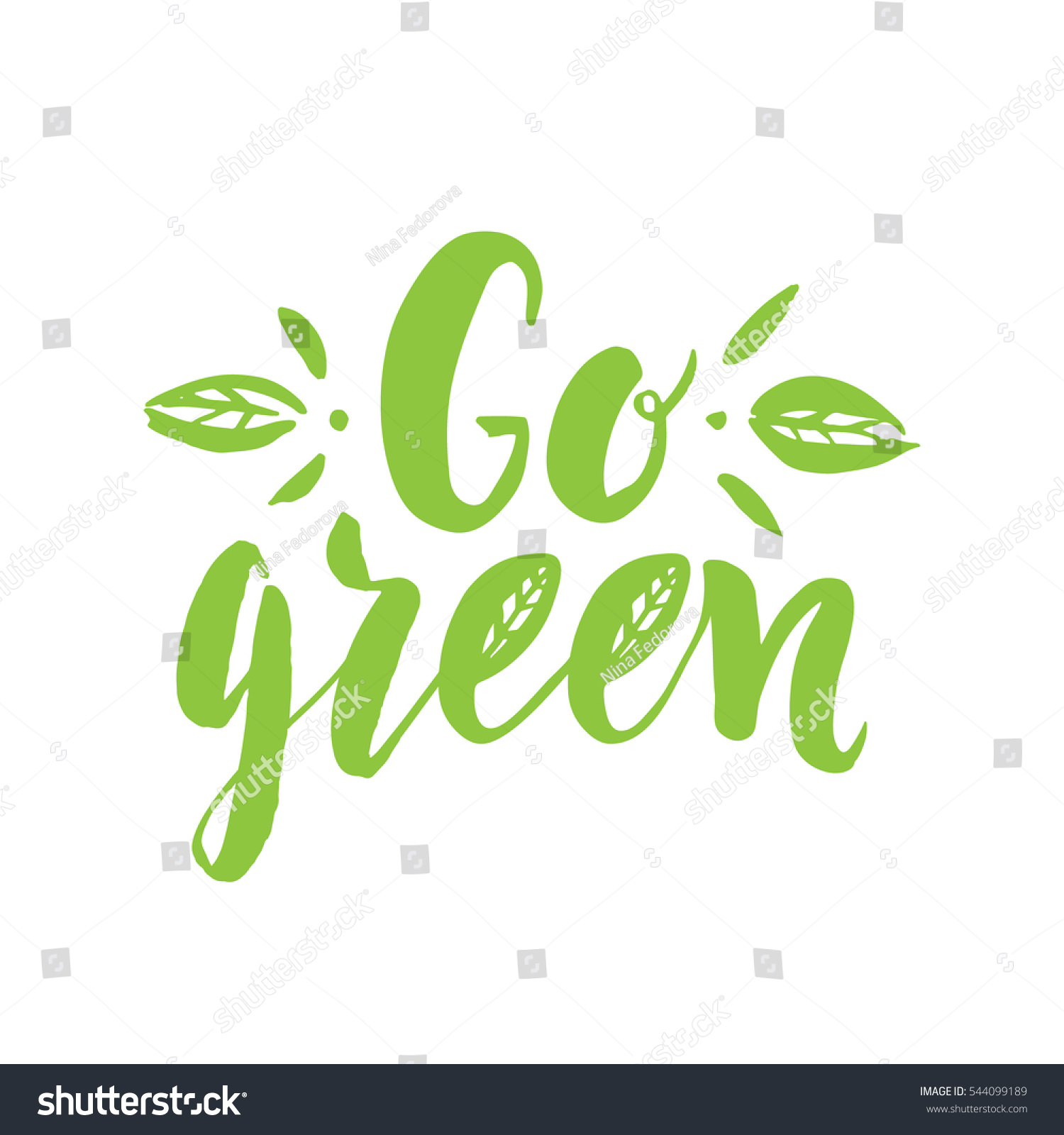Vector Hand Drawn Signcalligraphy Go Green Stock Vector (Royalty Free ... Vector Hand Drawn Signcalligraphy Go Green Stock Vector (Royalty Free ...