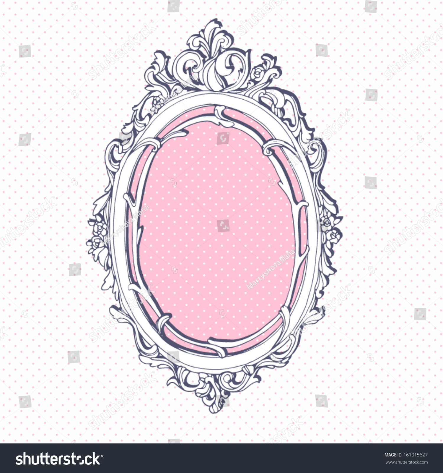 Vector Hand Drawn Vintage Frame Stock Vector (Royalty Free) 161015627
